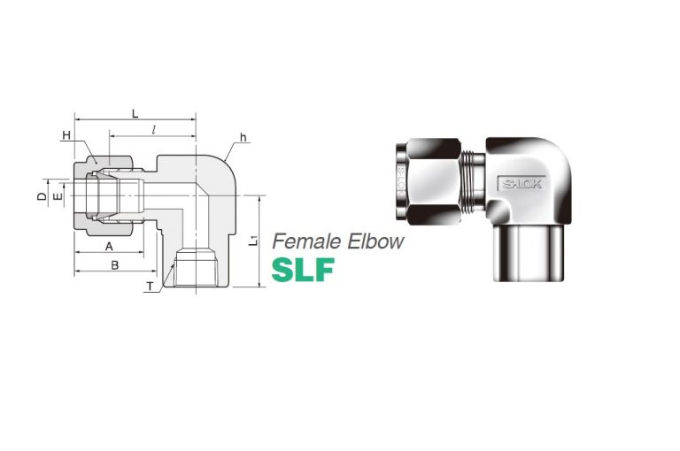 SLF-8-6N-S6 | S-LOK Female Elbow 1/2-3/8 | timbble solutions