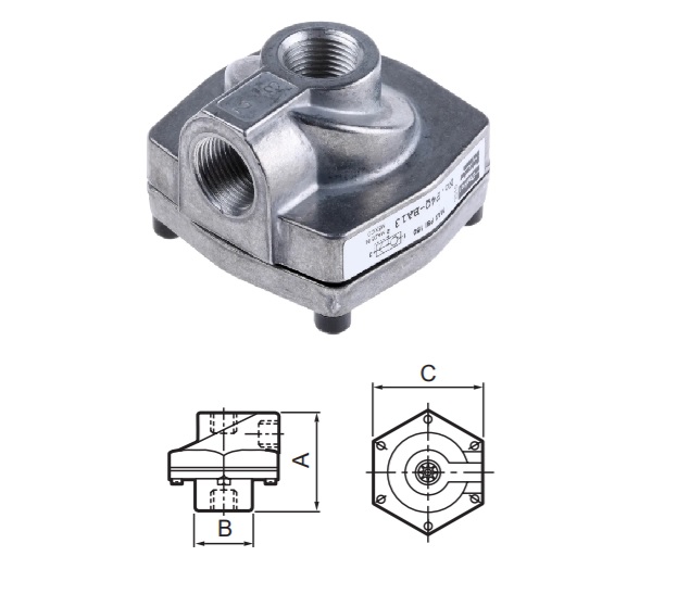 P4Q-BA13 | Quick Exhaust Valve G 3/8" | timbble solutions